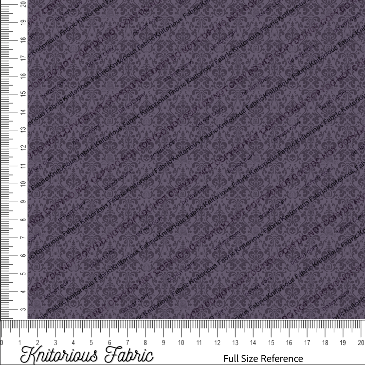 *VINYL Pre-Order* Libby Damask – KNITorious Fabric